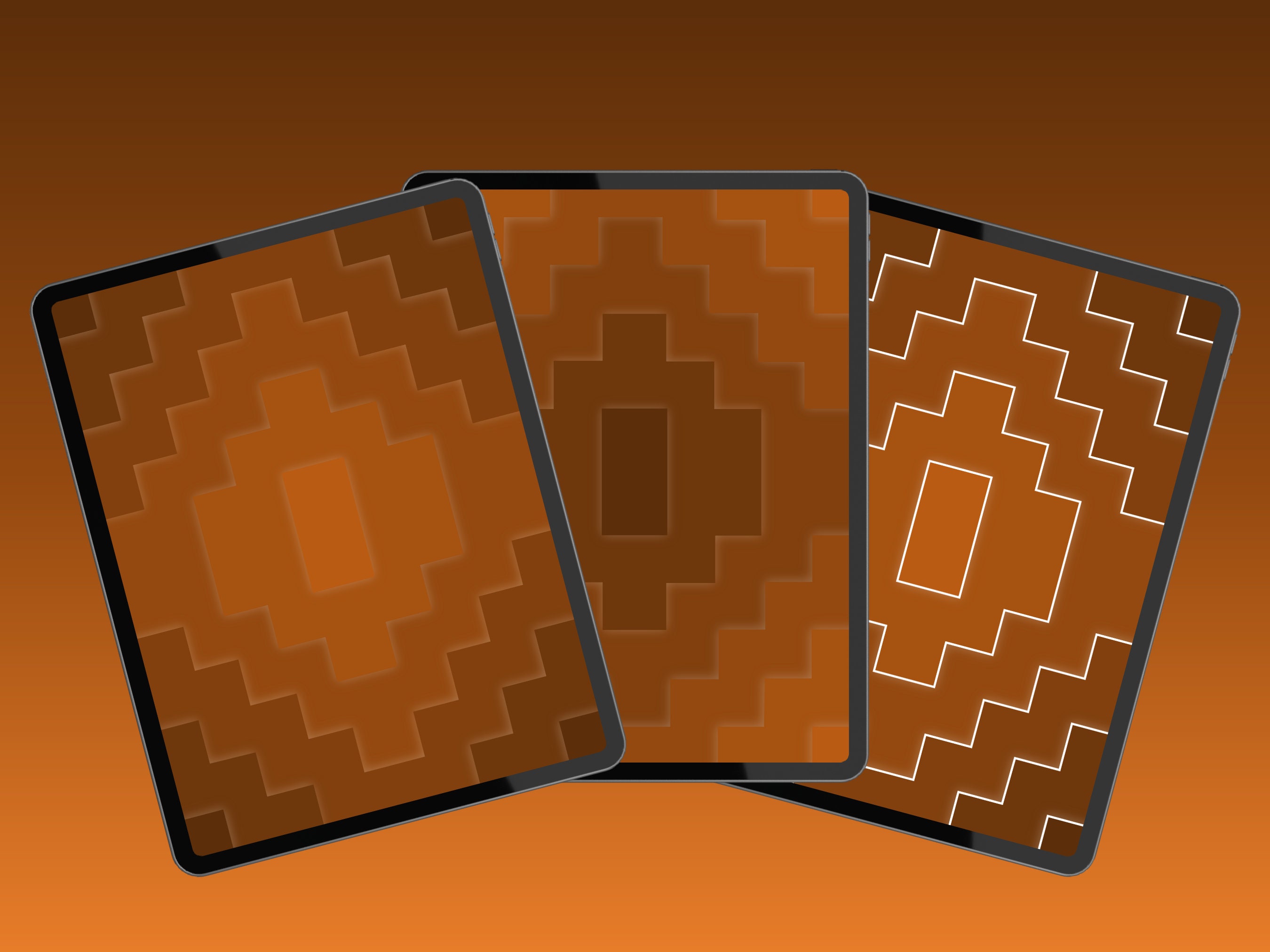 Geometric Warm Sunset Wallpaper | Summer Sunrise Screensaver for Iphone ...