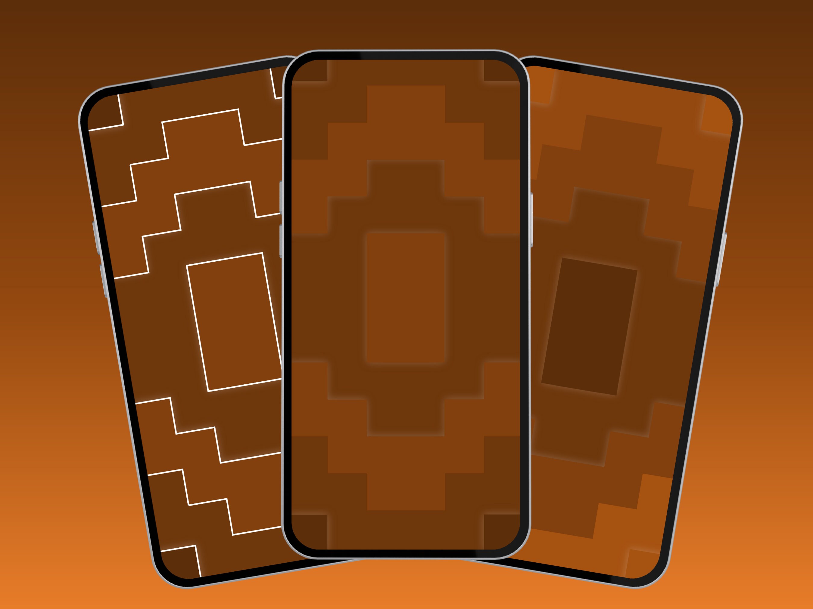 Geometric Warm Sunset Wallpaper | Summer Sunrise Screensaver for Iphone ...