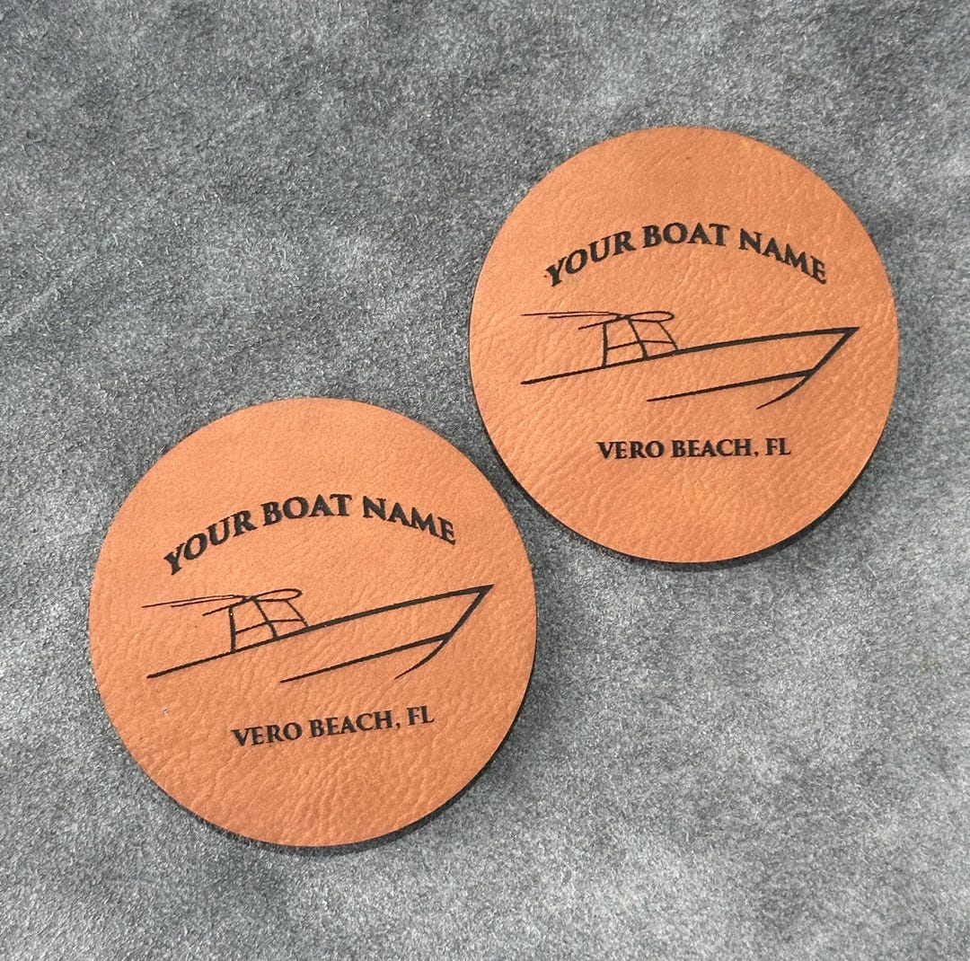 Handmade Boat and Car Coasters - Custom Made Set of Two - Etsy