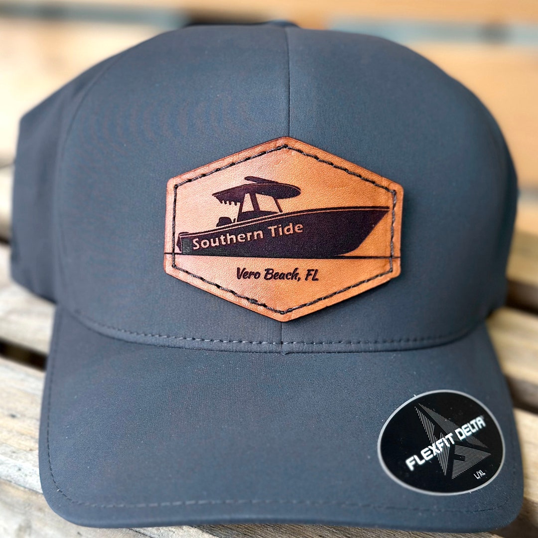 Flexfit Delta Custom Boat Name Hat Personalized Center Console Fishing ...