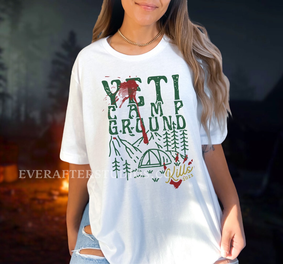 Yeti Campground Kills Graphic Tee / 2023 HHN House Inspired / Halloween ...