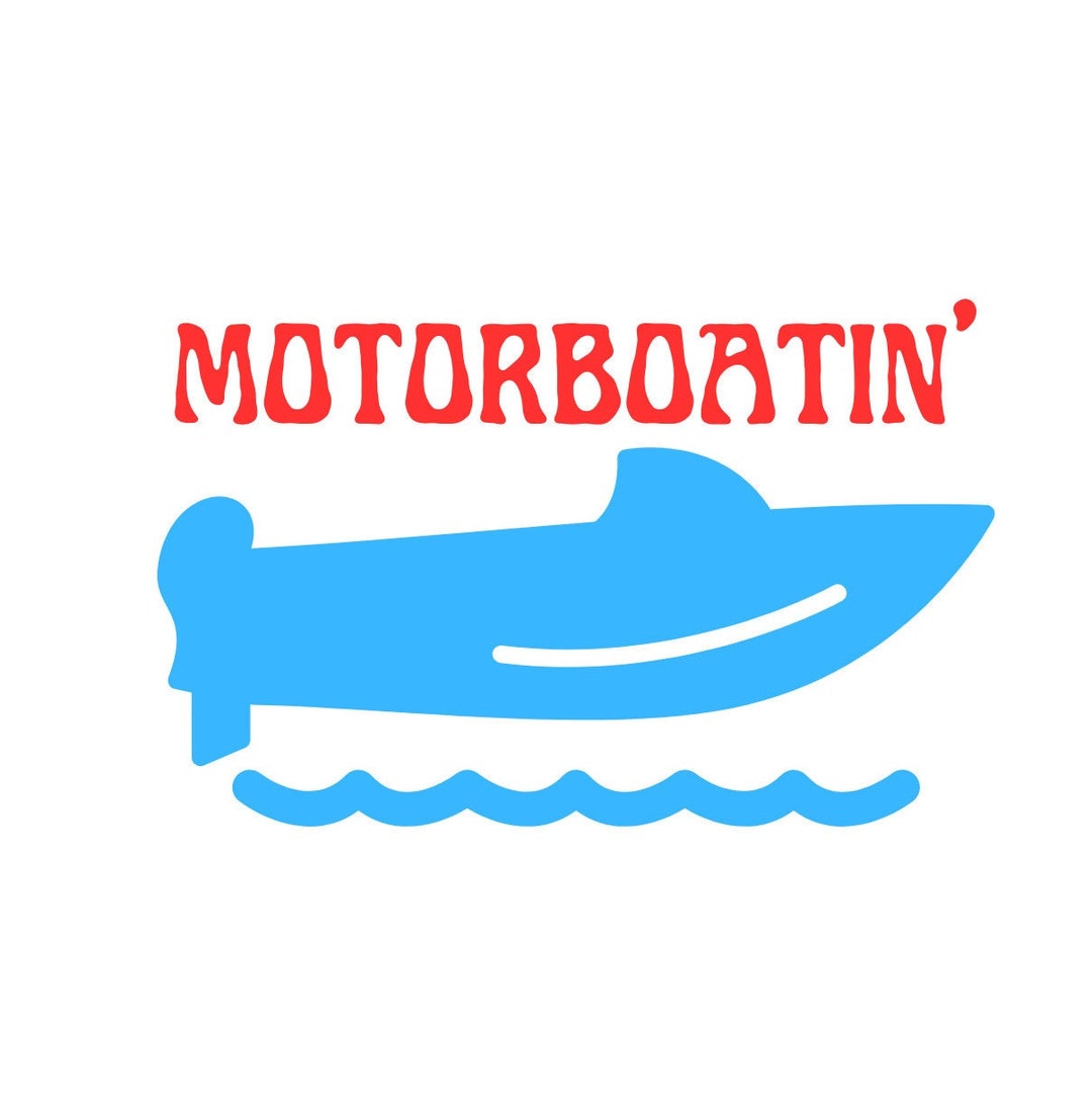 SVG! NEW! "motorboatin" - Etsy
