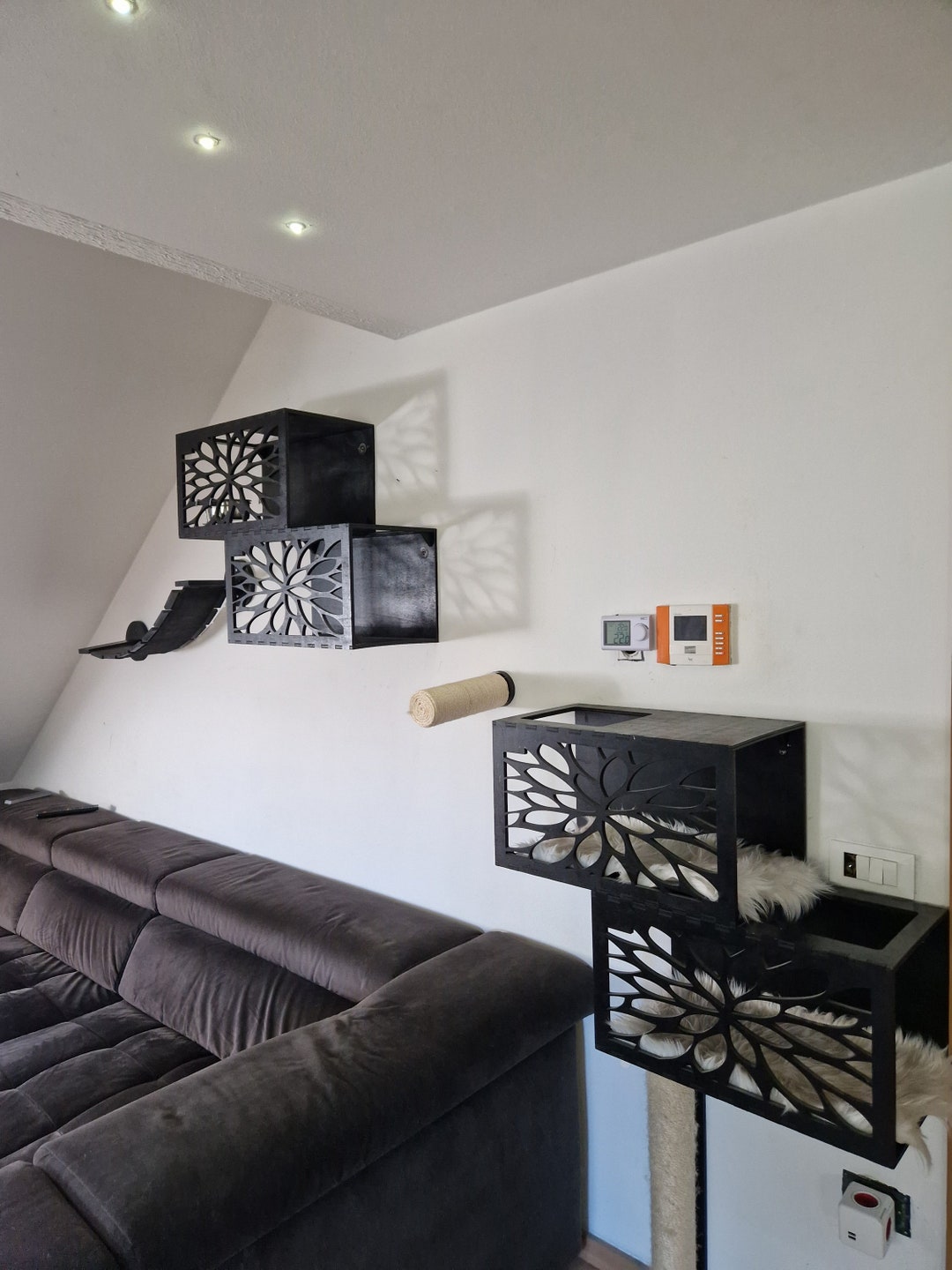 Cat Wall Furniture , Cat Wall Bridge , Cat House , Wall Cat House , Cat ...