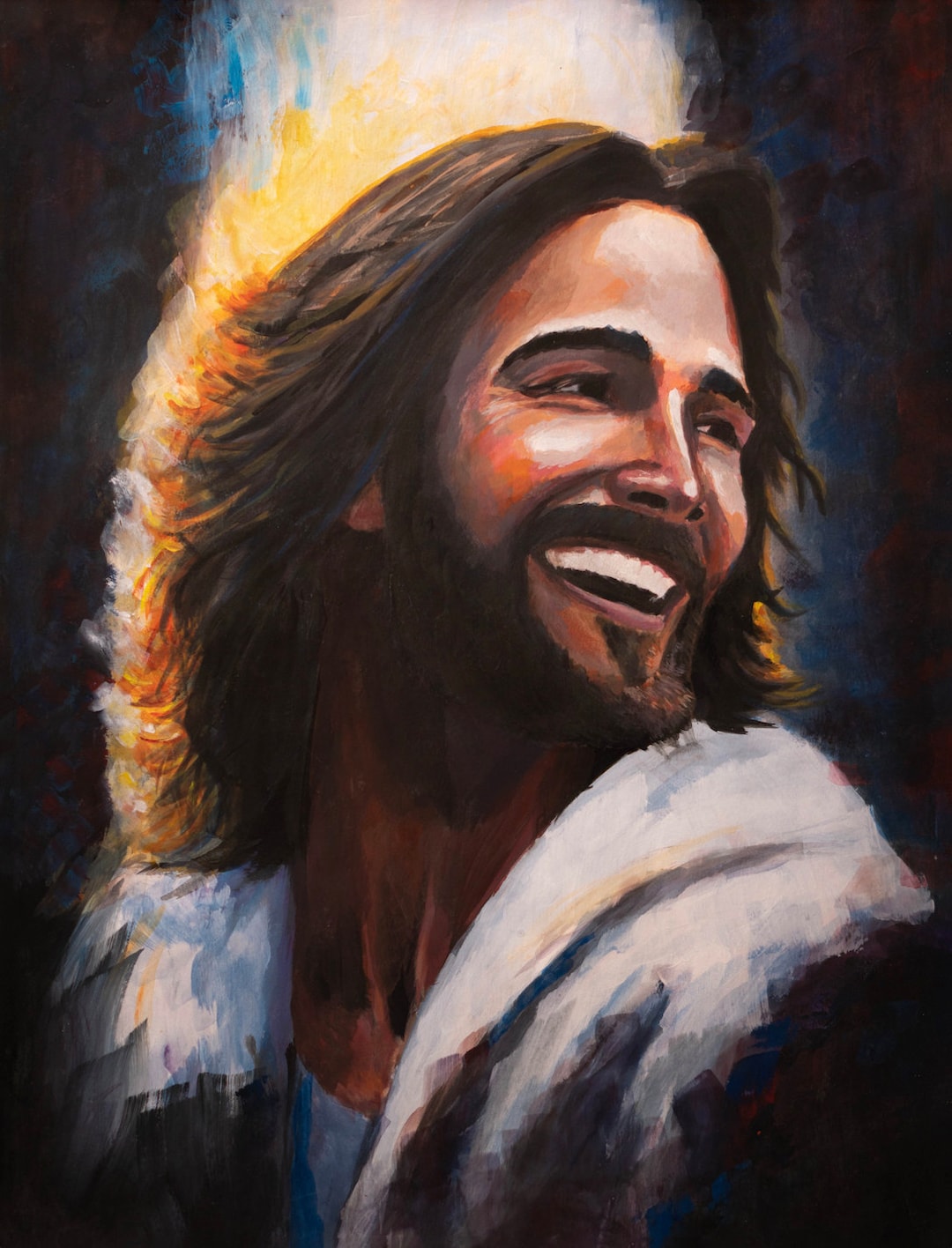 Divine Savior: A Stunning Artistic Portrayal of Jesus Christ - Etsy