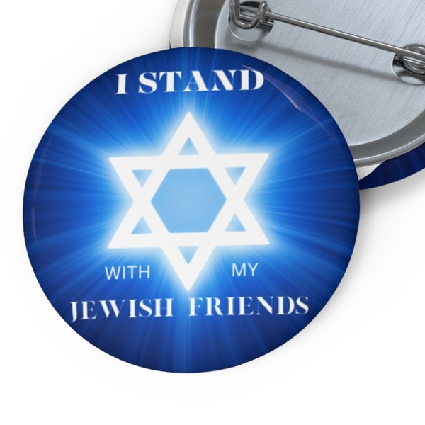 I Stand With Israel Pin - Etsy