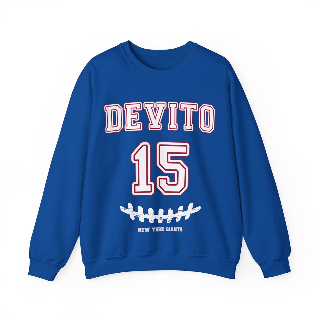 Tommy Devito Sweatshirt, Tommy Devito Jersey, NY Giants Sweatshirt, NY ...