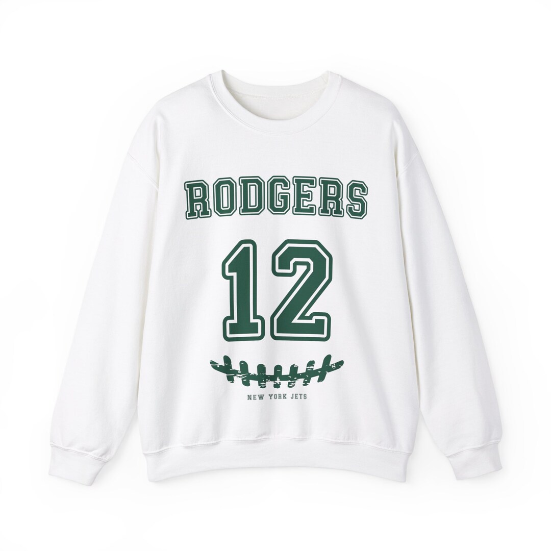 Aaron Rodgers Sweatshirt, Aaron Rodgers Jersey, NY Jets Sweatshirt, NY ...