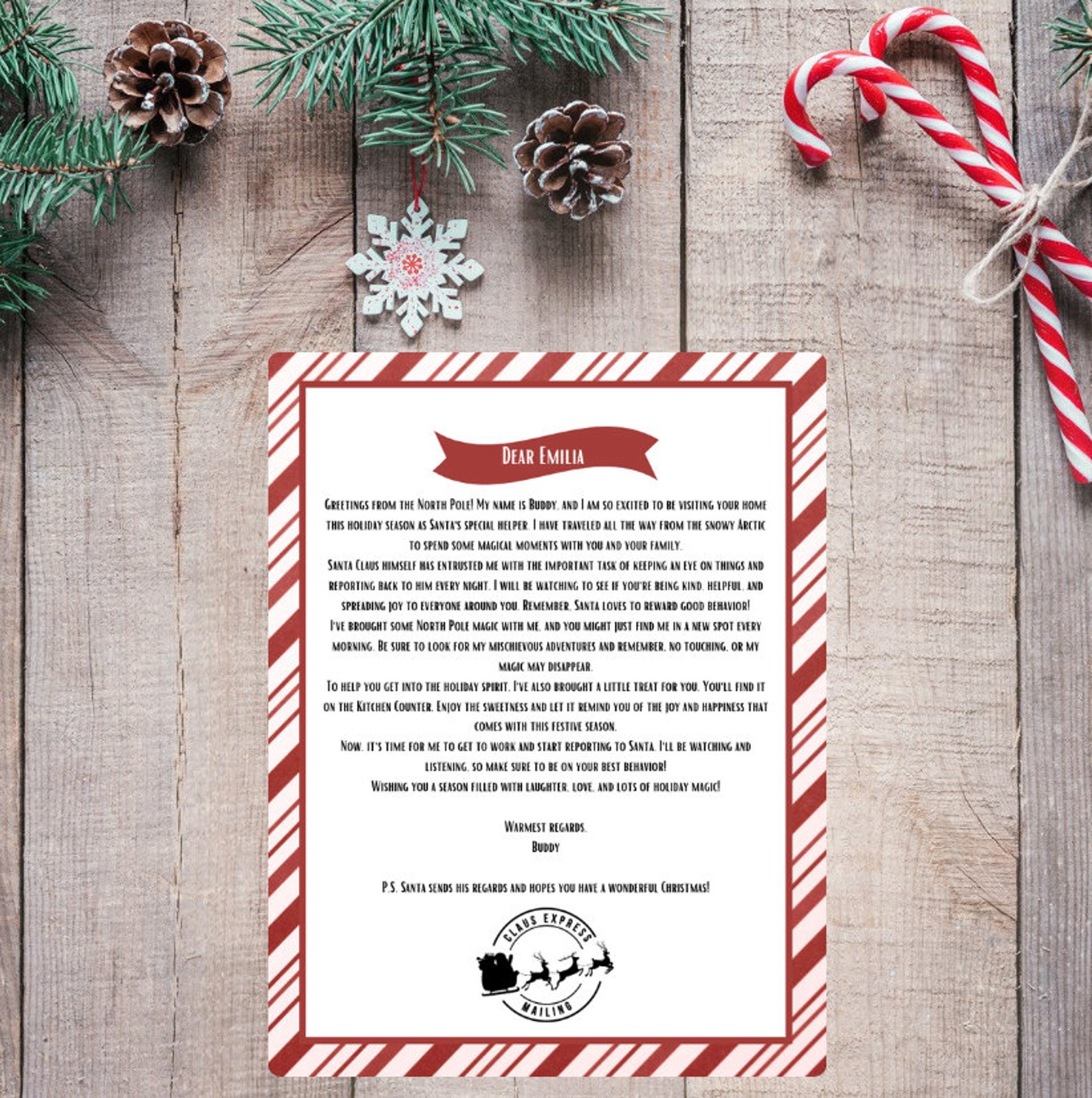 EDITABLE Elf on the Shelf Introduction Letter first Time Arrival - Etsy