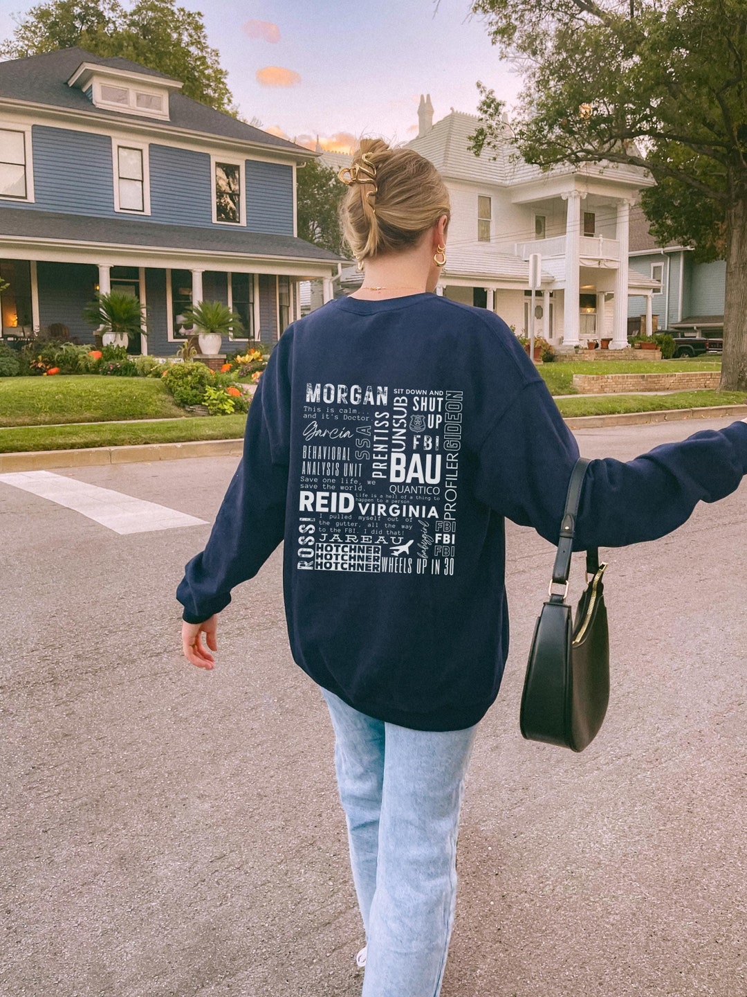 Criminal Minds BAU Quotes Sweater | Criminal Minds Inspired - Etsy