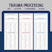 Trauma Processing Journal I 3 Color Bundle I Daily Thought Processing ...