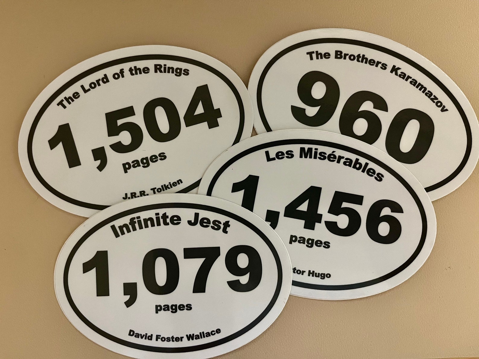Custom Lifetime Achievement Book Marathon Vinyl Sticker - Etsy