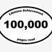 Custom Lifetime Achievement Book Marathon Vinyl Sticker - Etsy