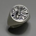 Betta Fish Signet Ring | 925 Sterling Silver Fish Ring | Womens Ring ...