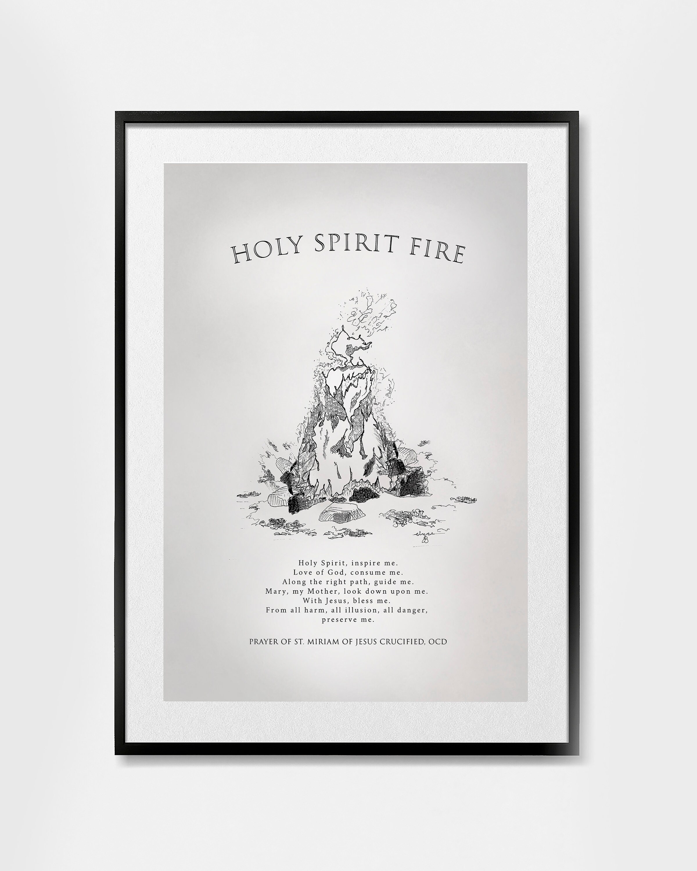Holy Spirit Sr. Miriam | Printable up to 16x20 | Catholic Wall Art ...