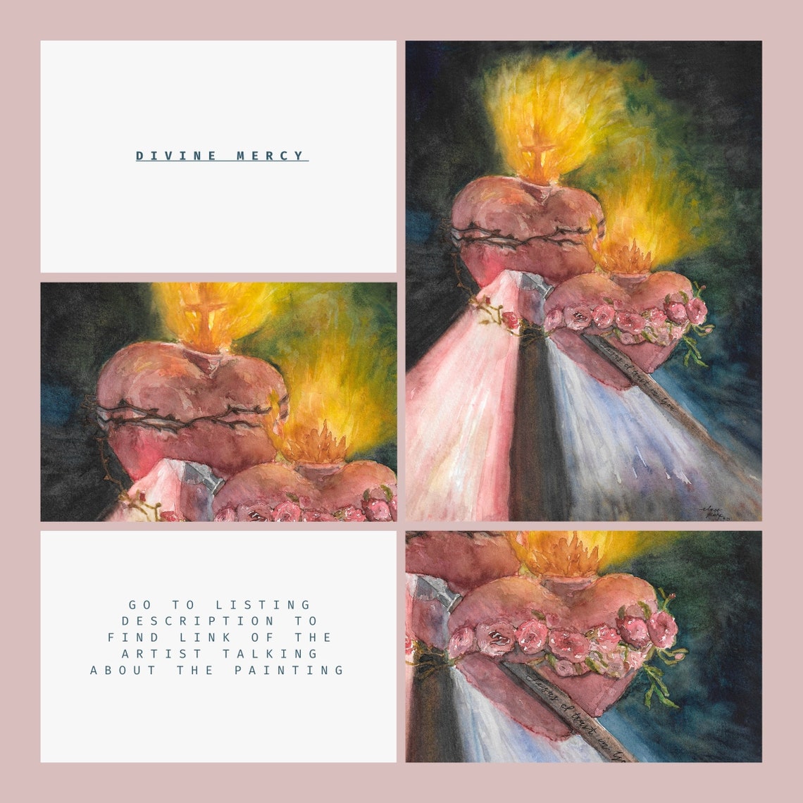 Divine Mercy Printable Download Artwork Christian Fine Art Catholic Art ...