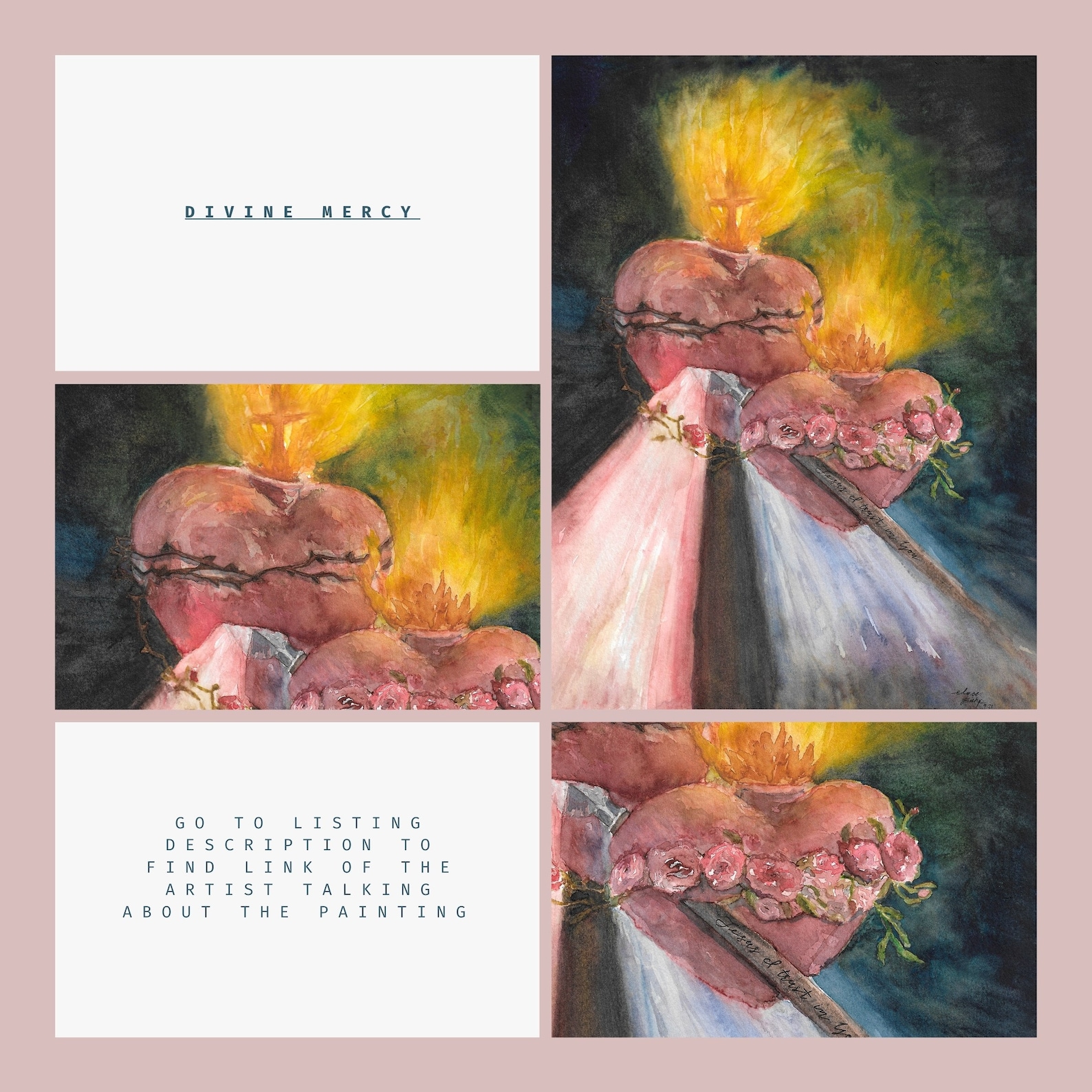 Divine Mercy | Printable Download Artwork | Christian Fine Art ...