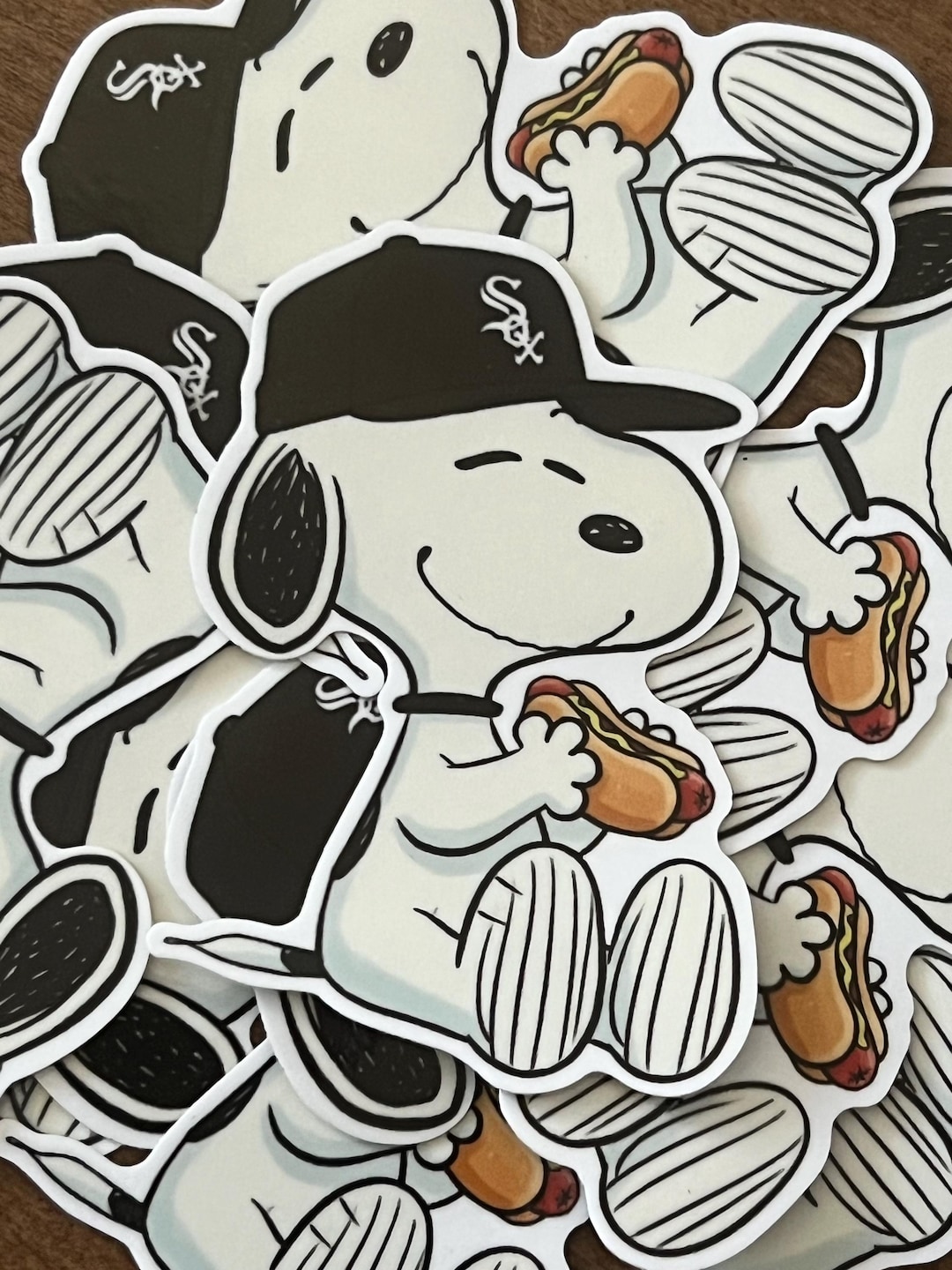 White Sox Snoopy Sticker - Etsy