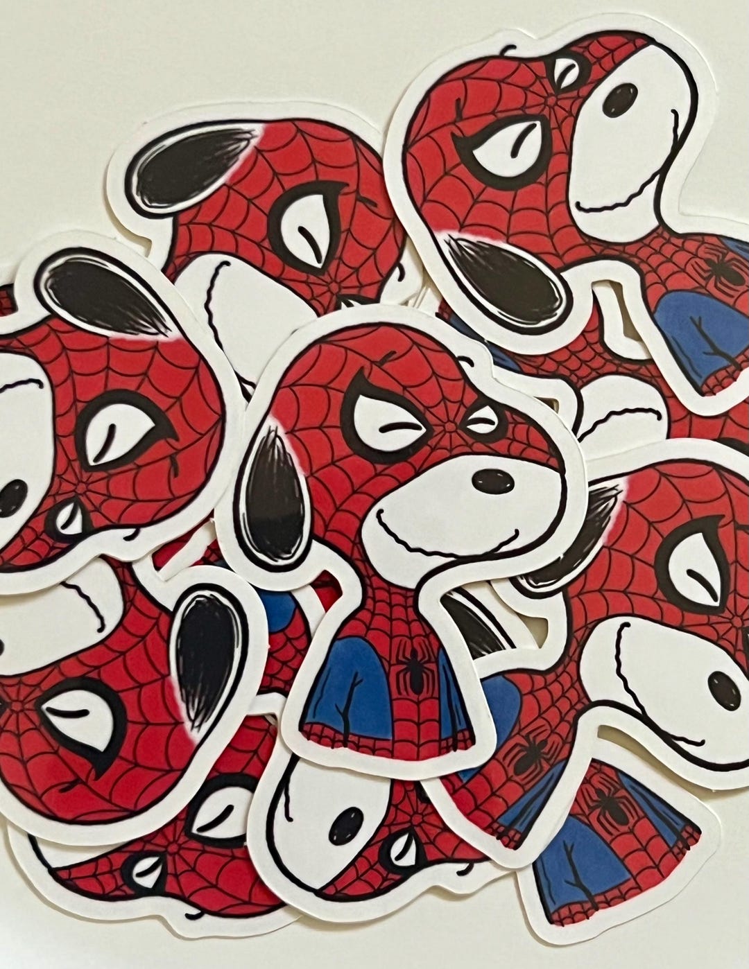 Spiderman Snoopy Sticker - Etsy