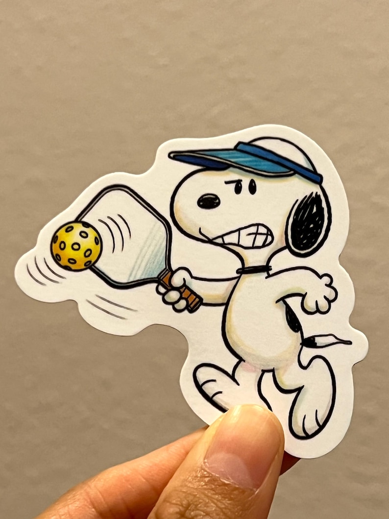 Pickleball Snoopy - Etsy