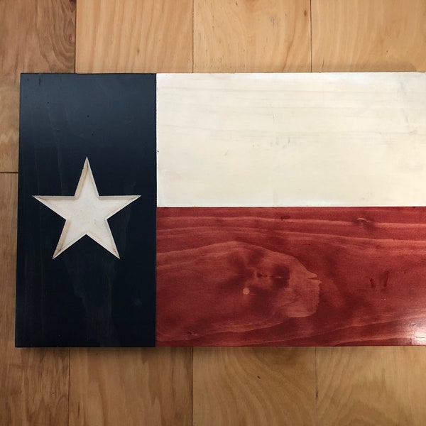 Wooden Texas Flag - Etsy