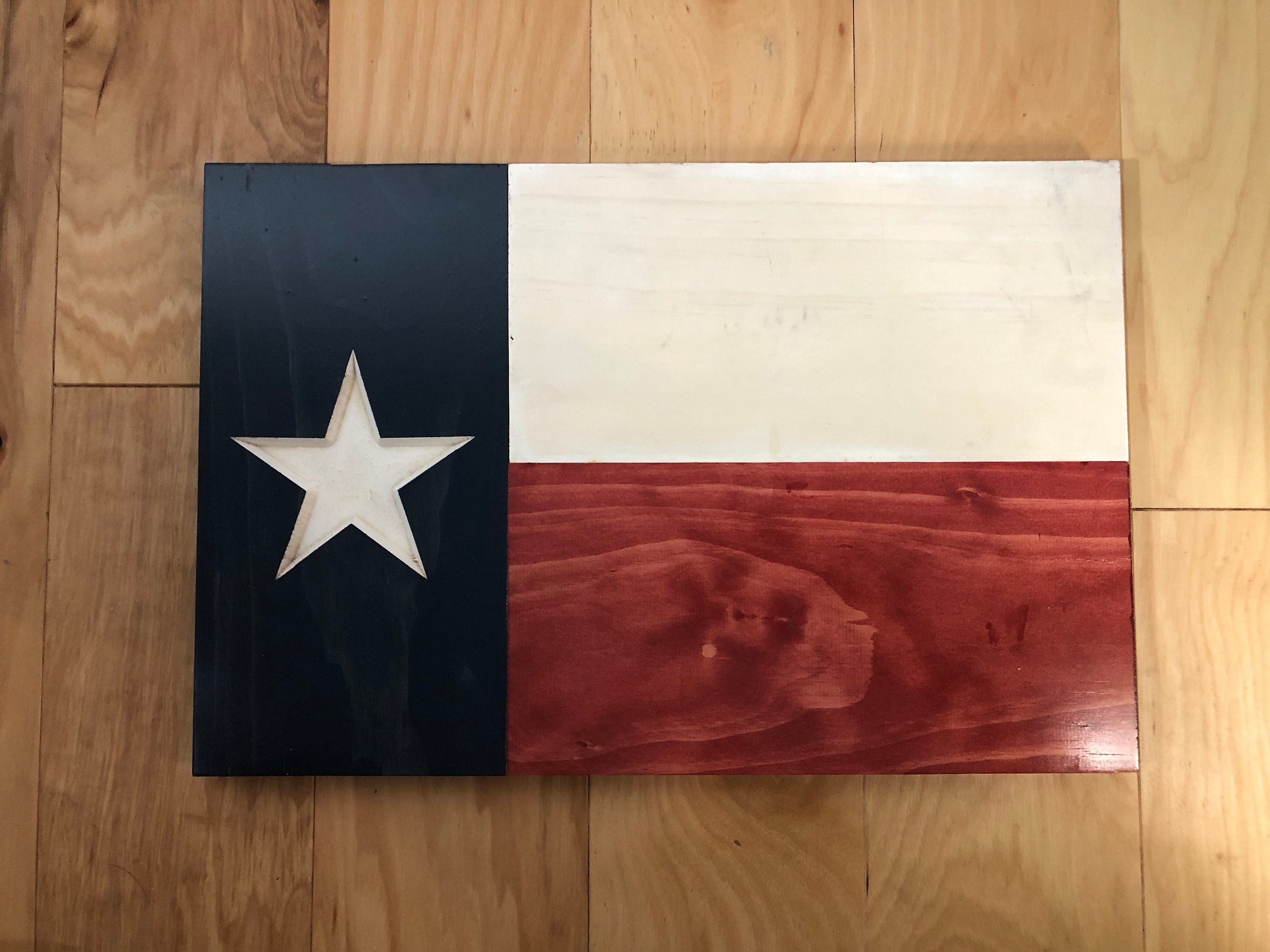 Wooden Texas Flag - Etsy