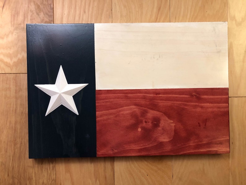 Wooden Texas Flag - Etsy