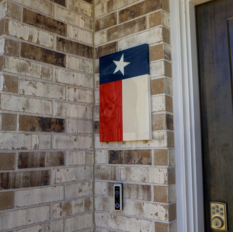 Wooden Texas Flag - Etsy