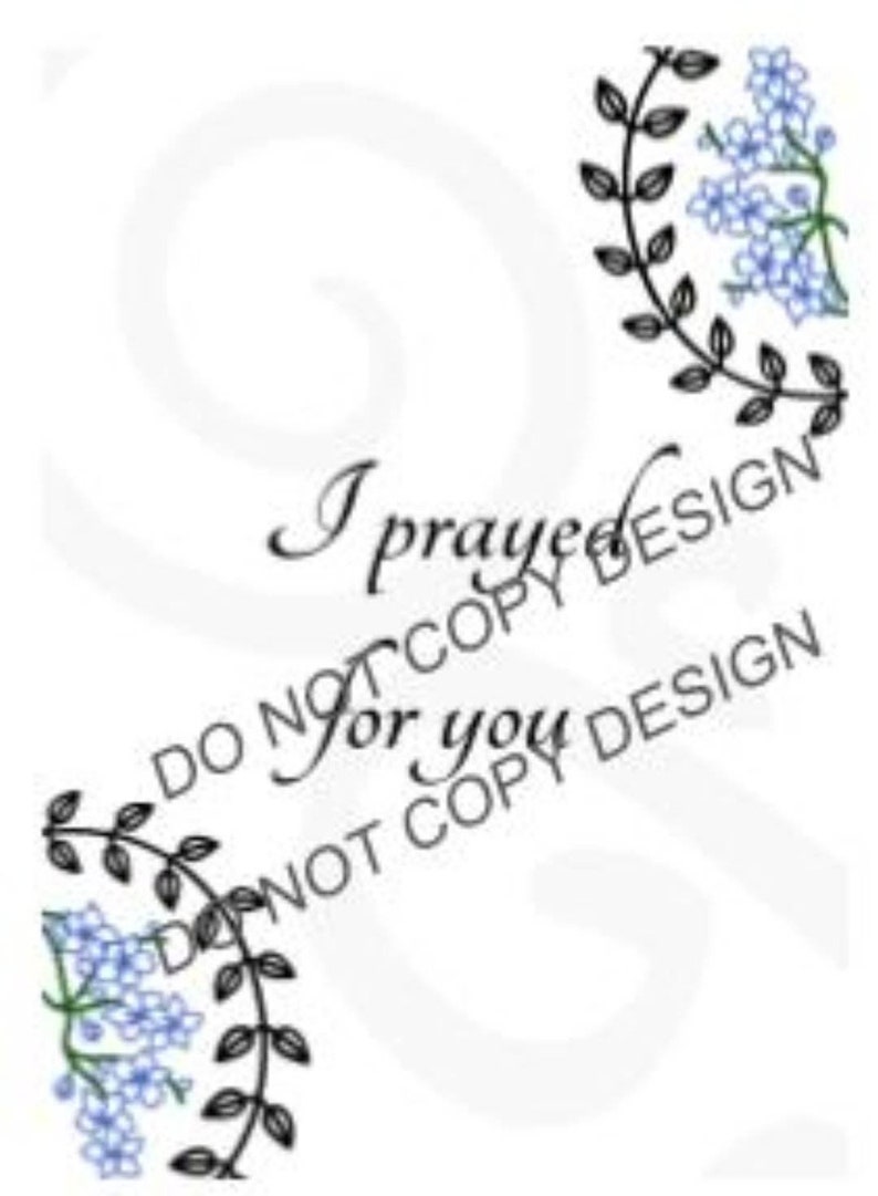 Digital Download: I Prayed for You Greeting Card - Etsy