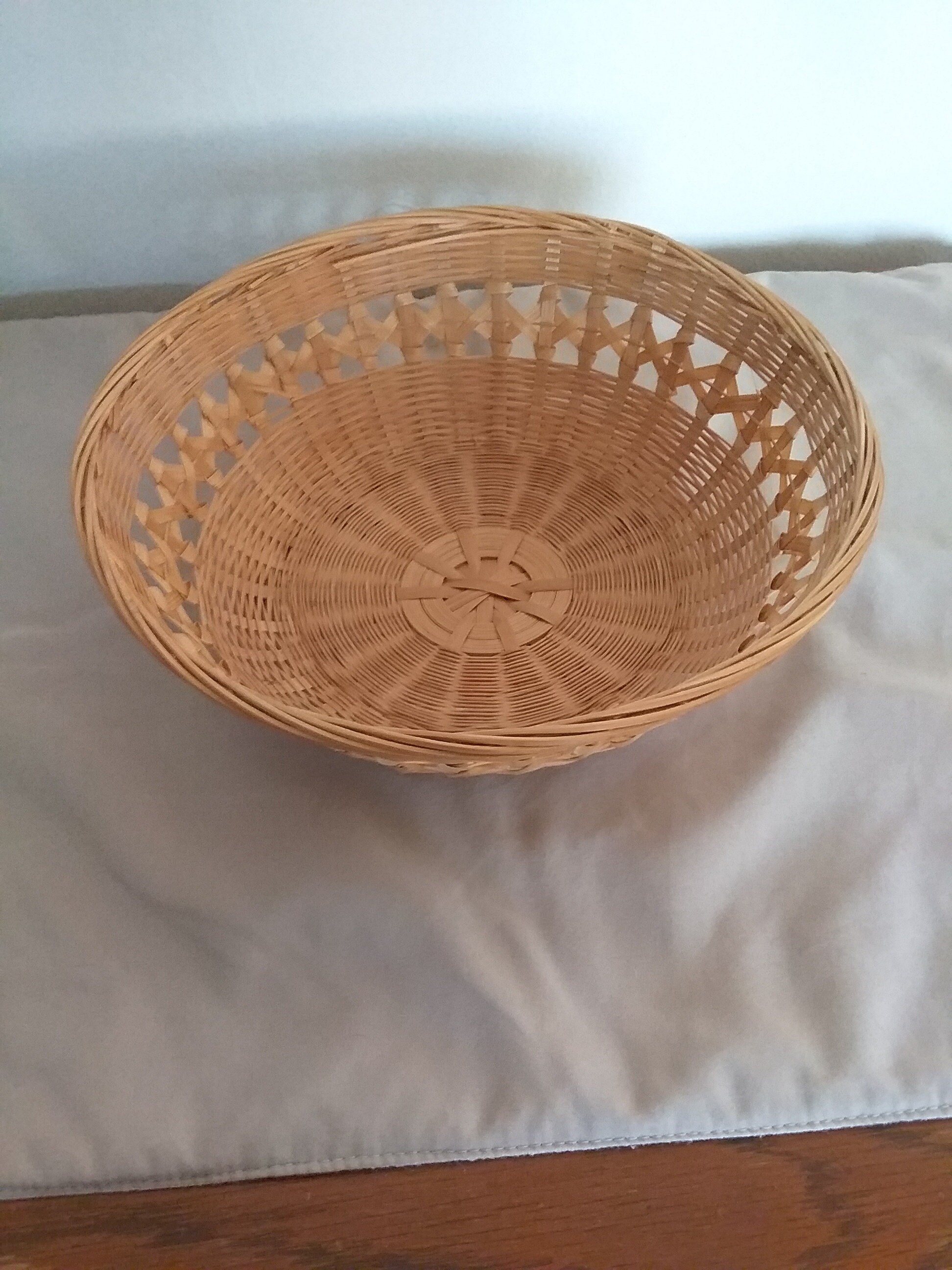 Purple Pastel Striped Heirloom Basket Re-creation of a Gift My - Etsy