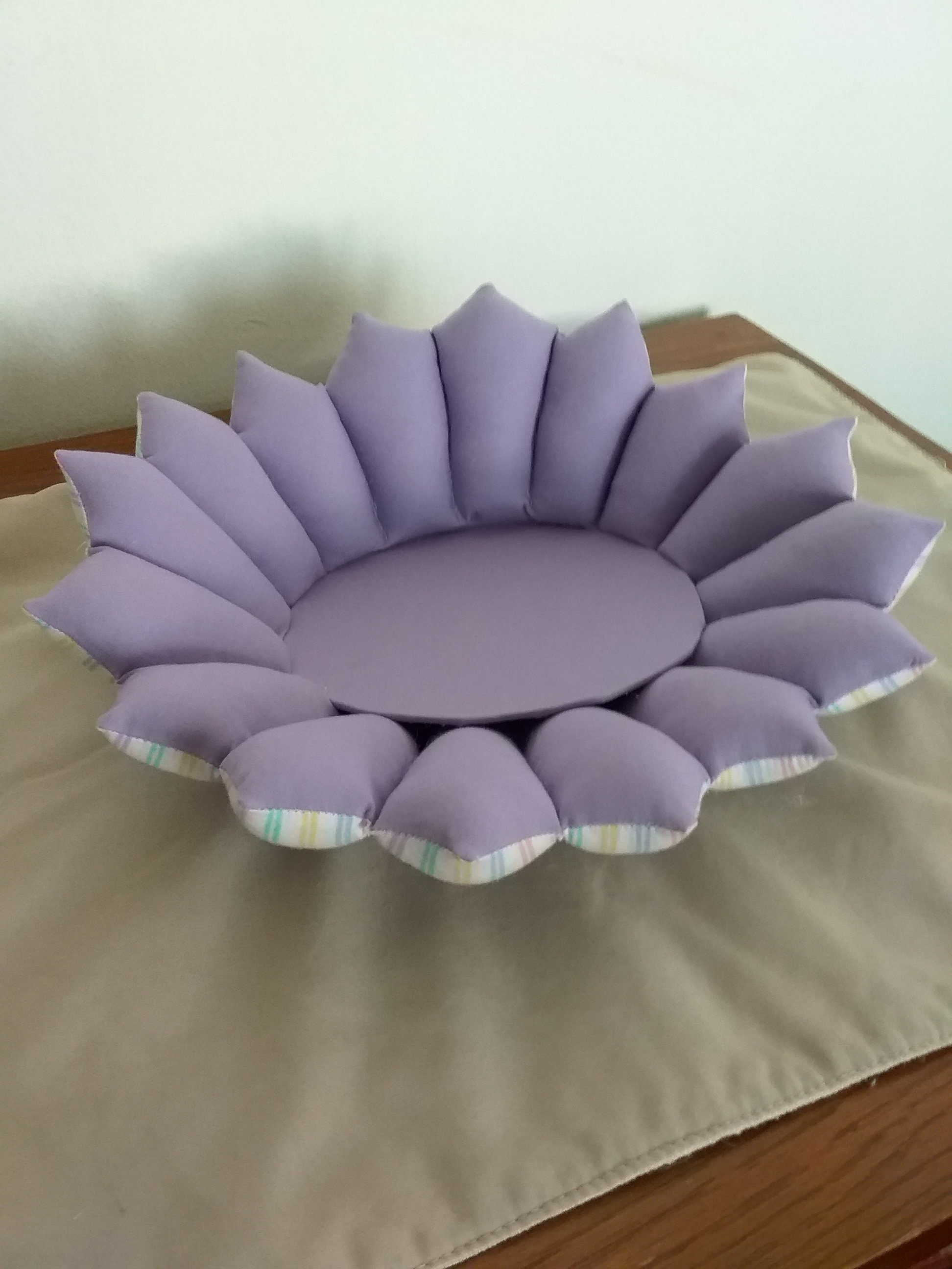 Purple Pastel Striped Heirloom Basket Re-creation of a Gift My - Etsy