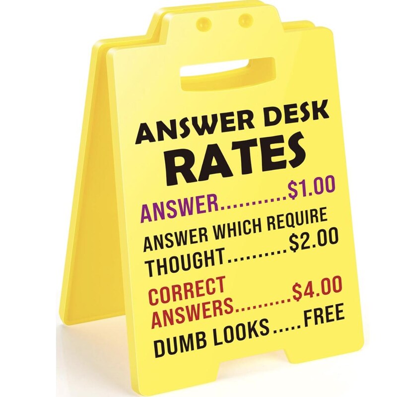 Funny Desk Sign - Etsy