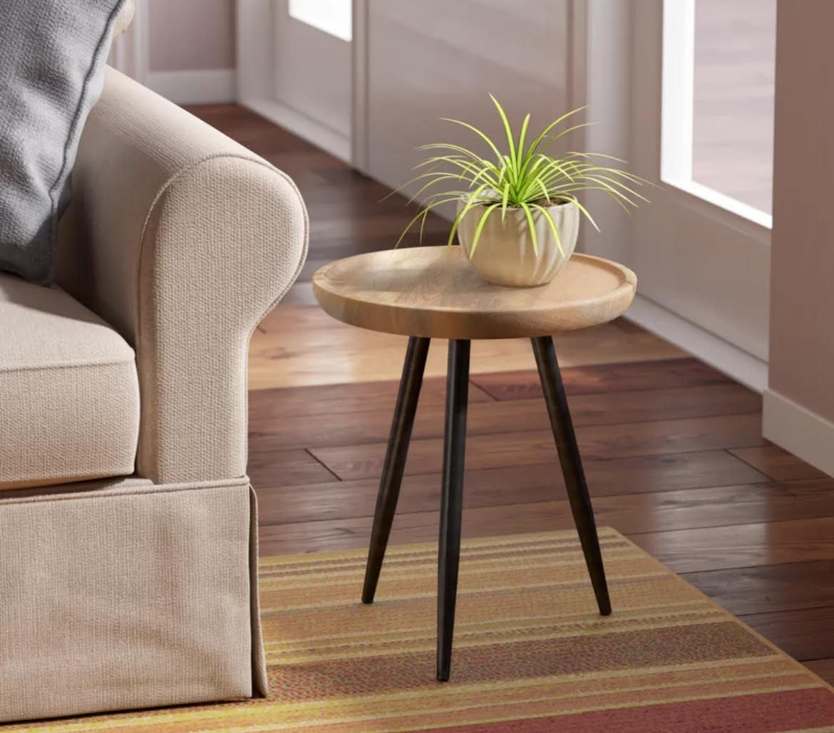 Wooden Side Table - Etsy