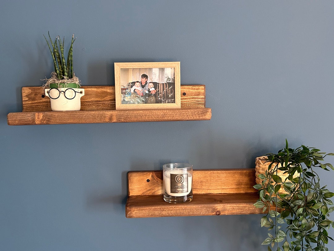 FLOATING LEDGE SHELF Floating Ledge Shelving Shelf Shelves Handmade to ...
