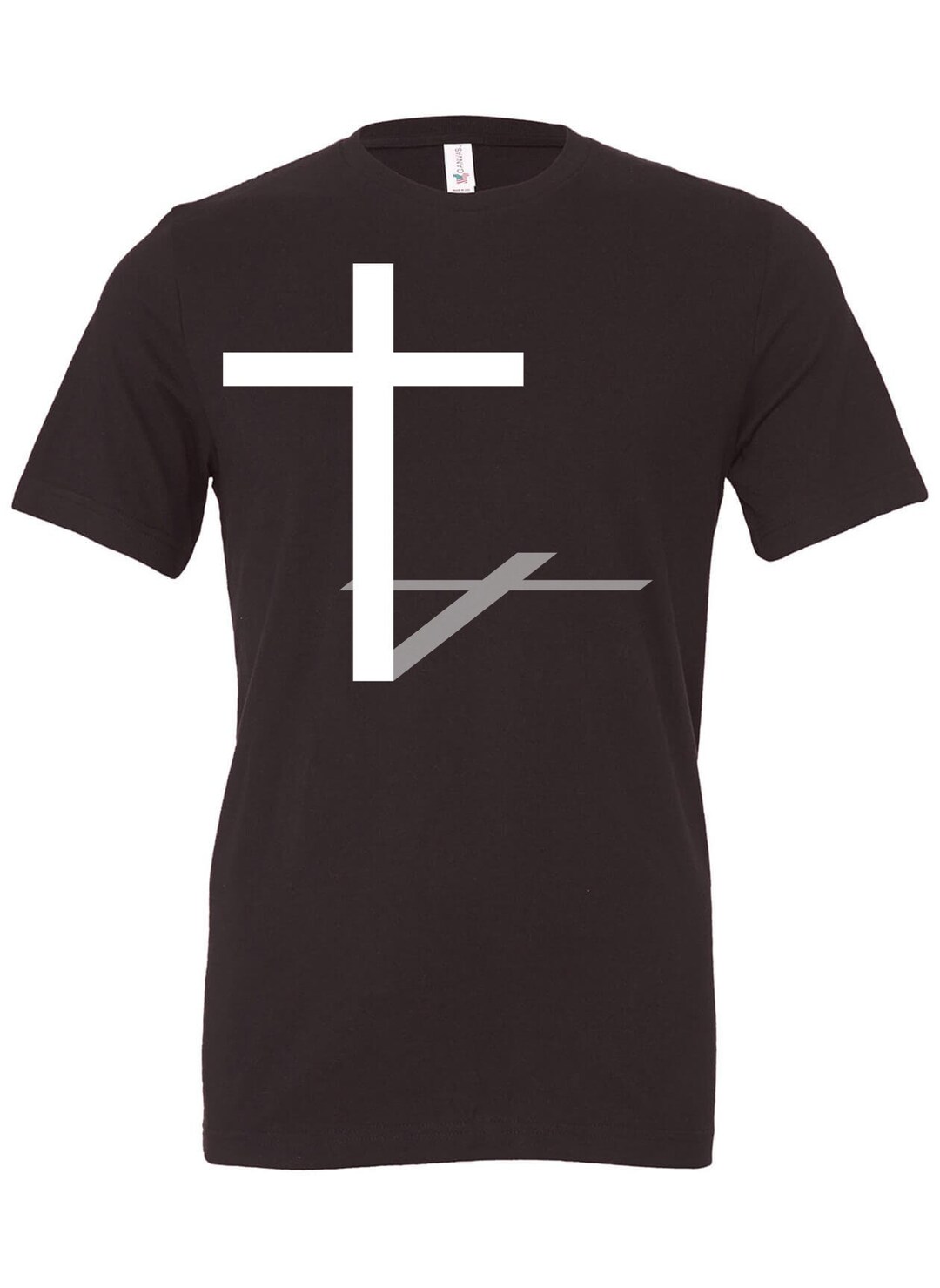 Cross With Shadow Shirt - Logo Design Shirt, Your Logo, Your Text Here ...