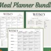 Weekly Meal Planner Food Planner Printable Planner Minimalist Template ...