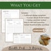 Recipe Sheet Template Bundle Recipe Card Editable and - Etsy