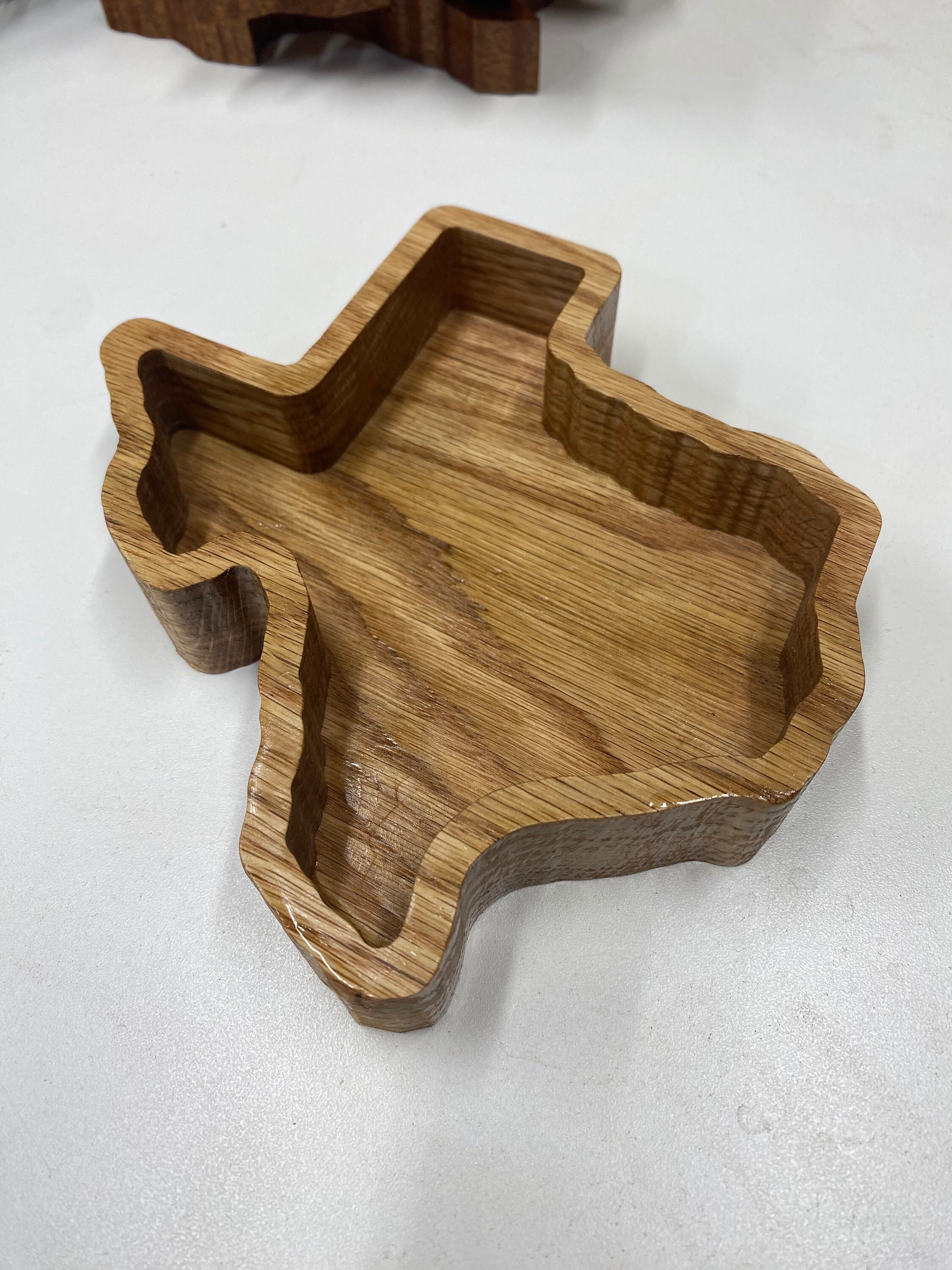 Oak Wood Texas Trinket Tray, Unique Valet Tray, Small Tray, Jewlery ...