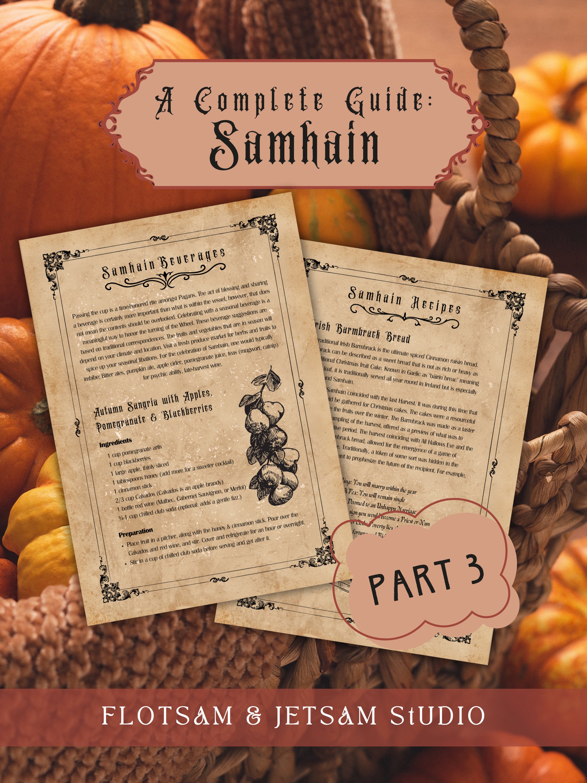 Printable Beginner's Guide to Samhain Part 3 - Etsy
