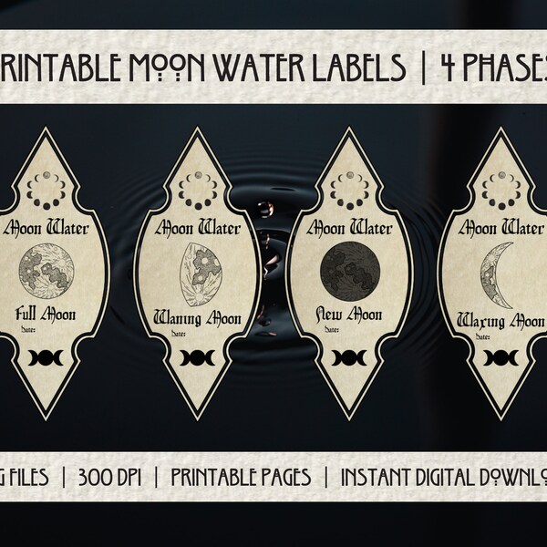 Moon Water - Etsy