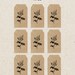Printable Botanical Gift Tags | Digital Download | Print & Cut | PNG ...