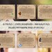 Printable Crystal Cards: Vintage Paper, Crystal Info (PNG Files) - Etsy