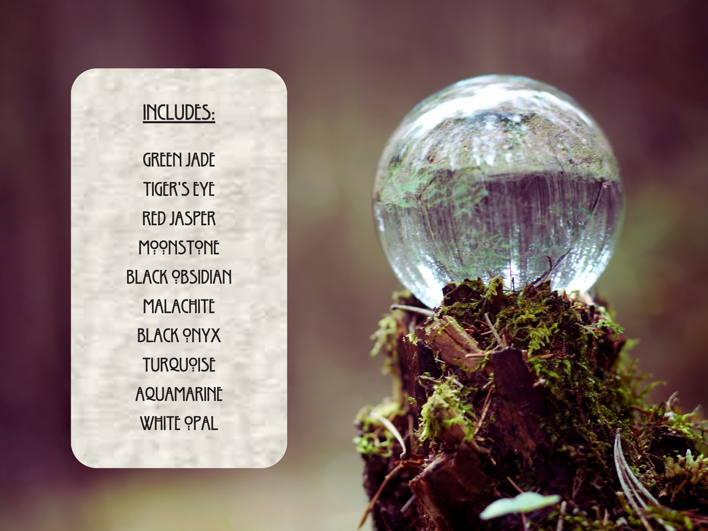 Printable Crystal Cards PART 2 Vintage Paper Background Crystal Info ...