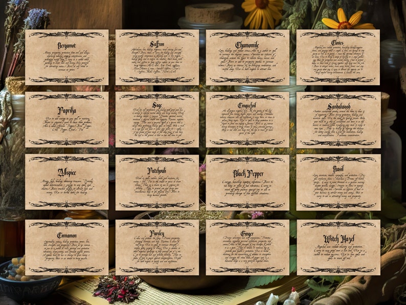131 Printable Essential Apothecary Label Set | 4 X 6 Inches | Digital ...