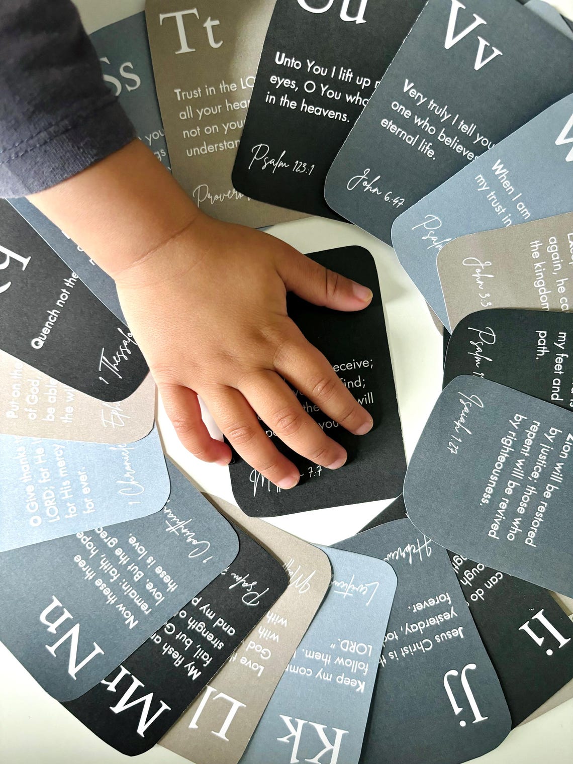 Bible ABC Flashcards Digital Gospel Based Alphabet Set Cards A-Z ...