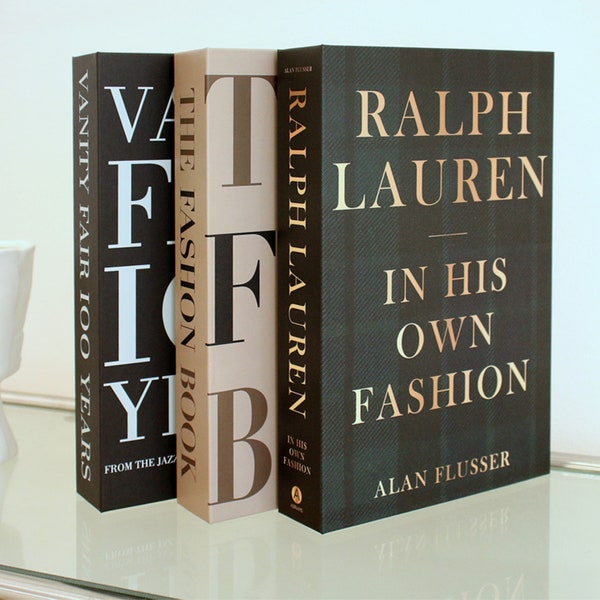 Designer Decorative Books - Etsy