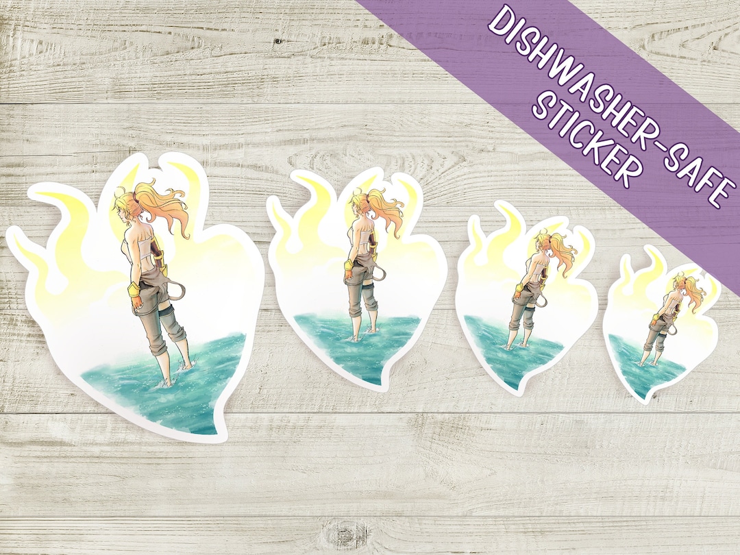 Yang Xiao Long WATERPROOF Vinyl Sticker Semi-glossy Dishwasher-safe ...