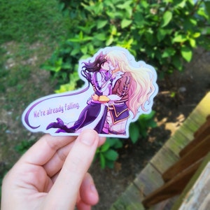 BUMBLEBY Kiss WATERPROOF Vinyl Sticker BMBLB Yang and Blake Romantic ...