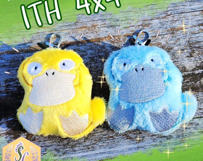 Psyduck ITH Pattern Digital Download for Embroidery Machines 4X4 - Etsy