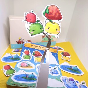 Junimo Sticker Sheet Stardew Valley Faming Life Cute Water-resistant ...