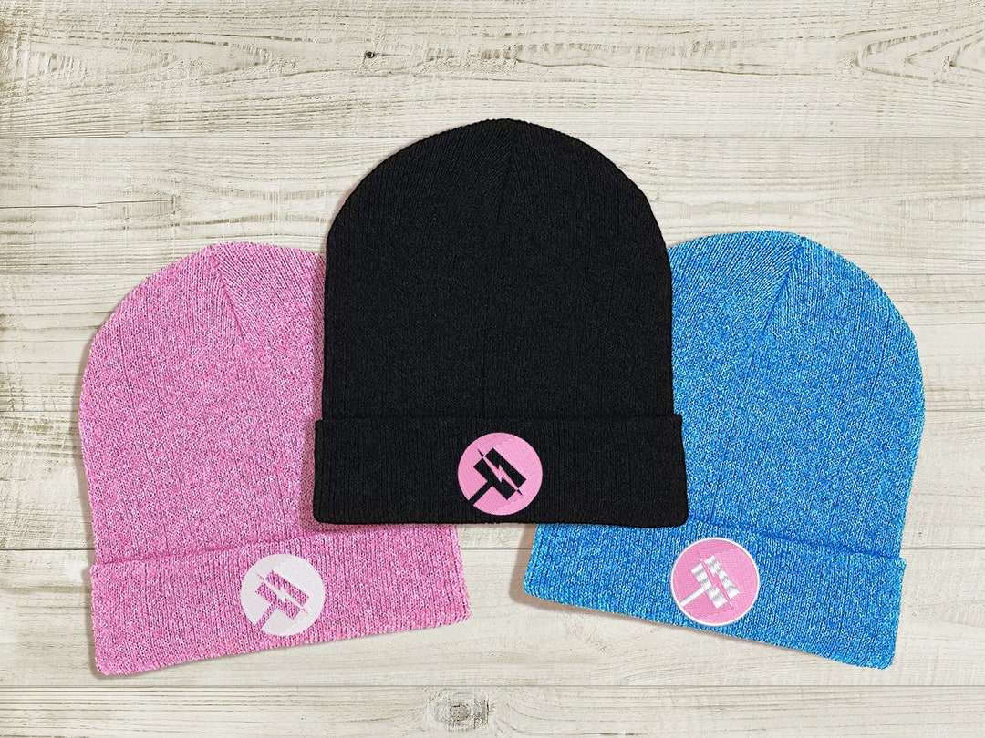 Nora Valkyrie JNPR Embroidered Beanie Hat Custom Cozy Winter Knitted ...